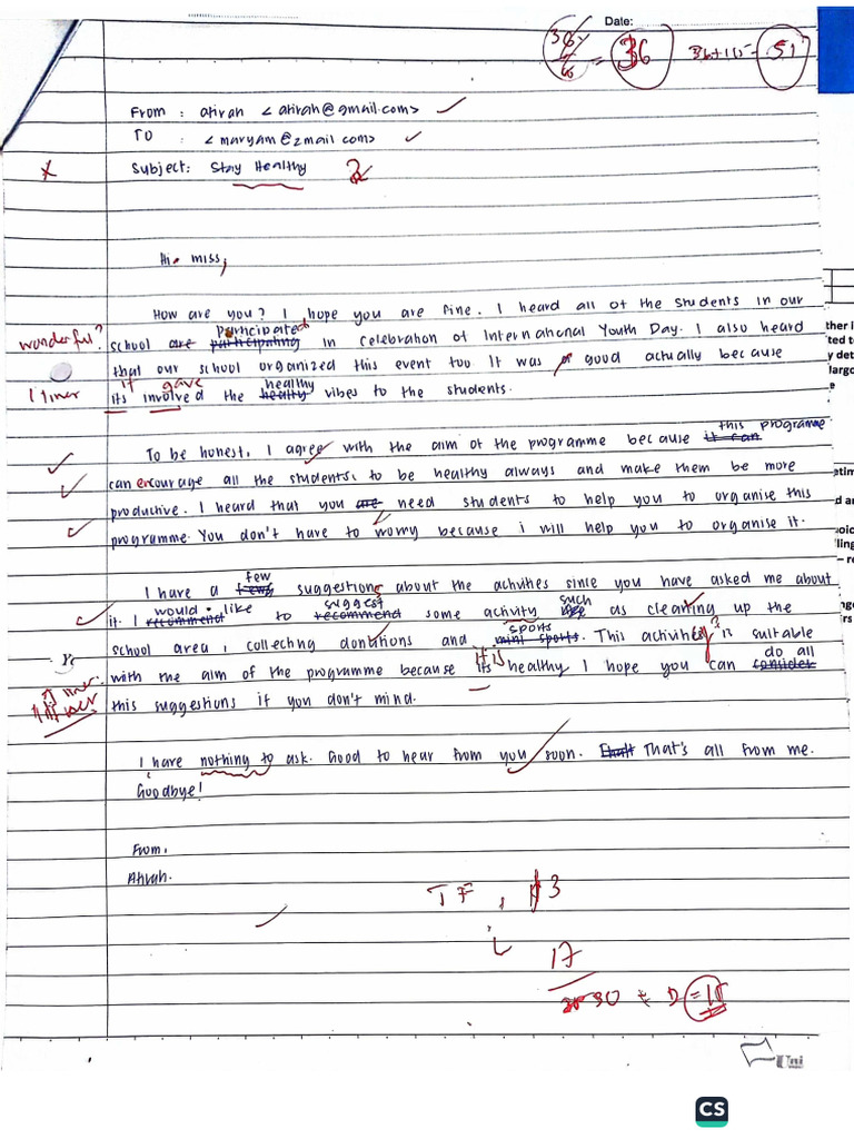 Sample Marking For MUET Essay Part 1 | PDF