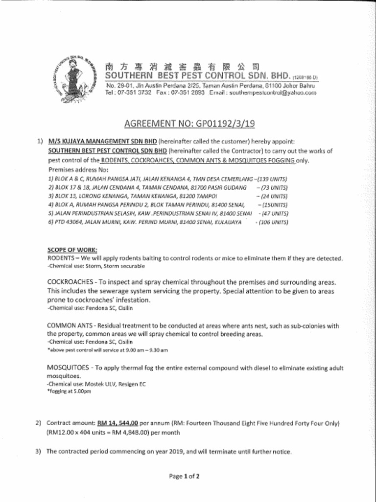 4 - Sijil Pest Control | PDF