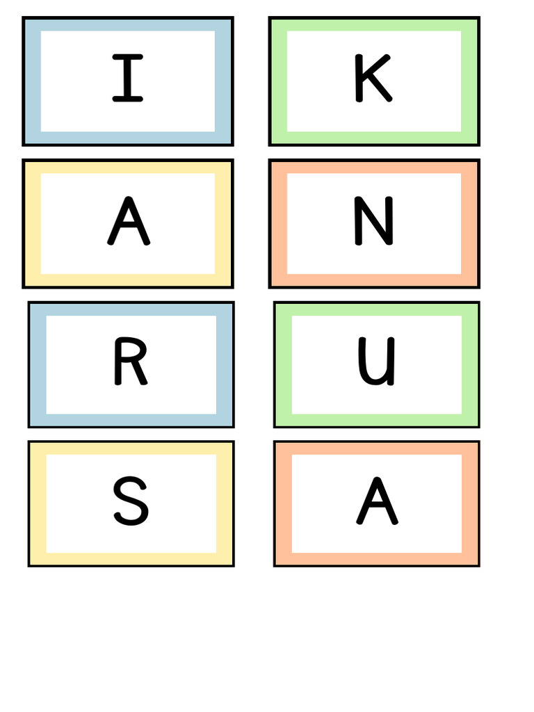 Ing Words Phonics Flashcards in Colorful Simple Style | PDF