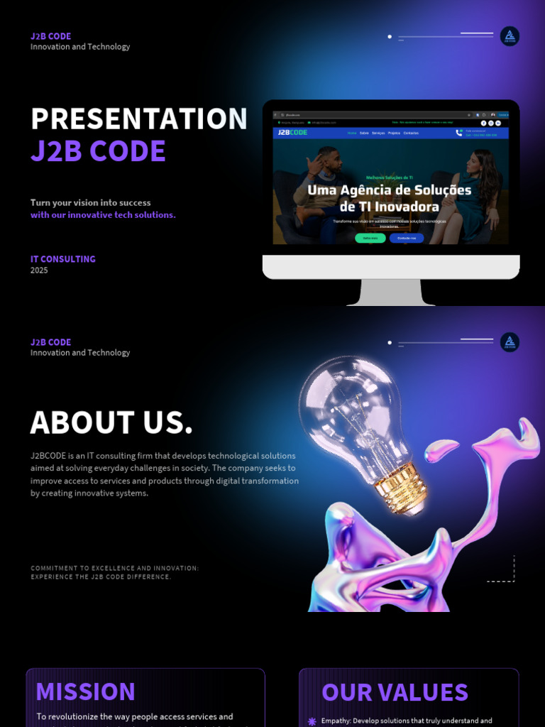 Innovative IT Solutions by J2B CODE | PDF | Innovation | Computing