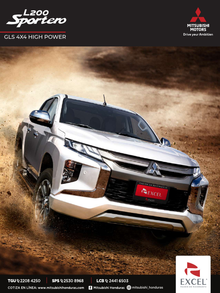 L200 GLS 4x4 High Power Volante FINAL APROBADO Compressed | PDF ...
