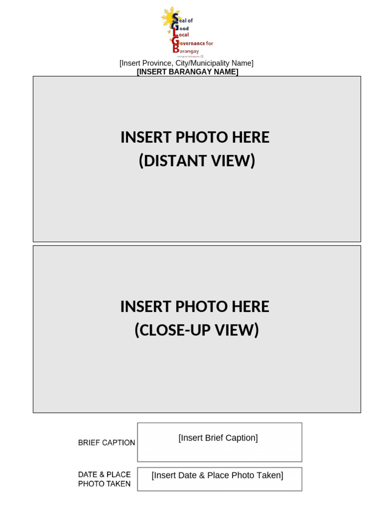 SGLGB TEMPLATE - Photo Documentation | PDF