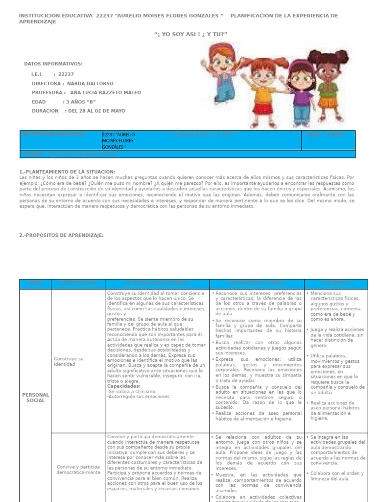 Doc-20240413-Wa0010.yo Soy Asi y Tú | PDF | Higiene | Las emociones
