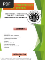 Drinking Water Treatment Process Diagram | PDF | Water Purification ...