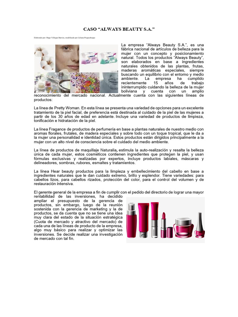 Caso_3 BCG 1 | PDF | Productos cosméticos