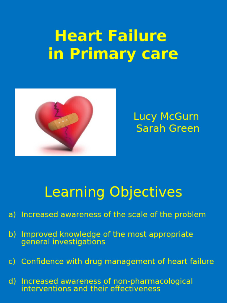 Heart Failure in Primary Care | PDF | Heart Failure | Cardiology