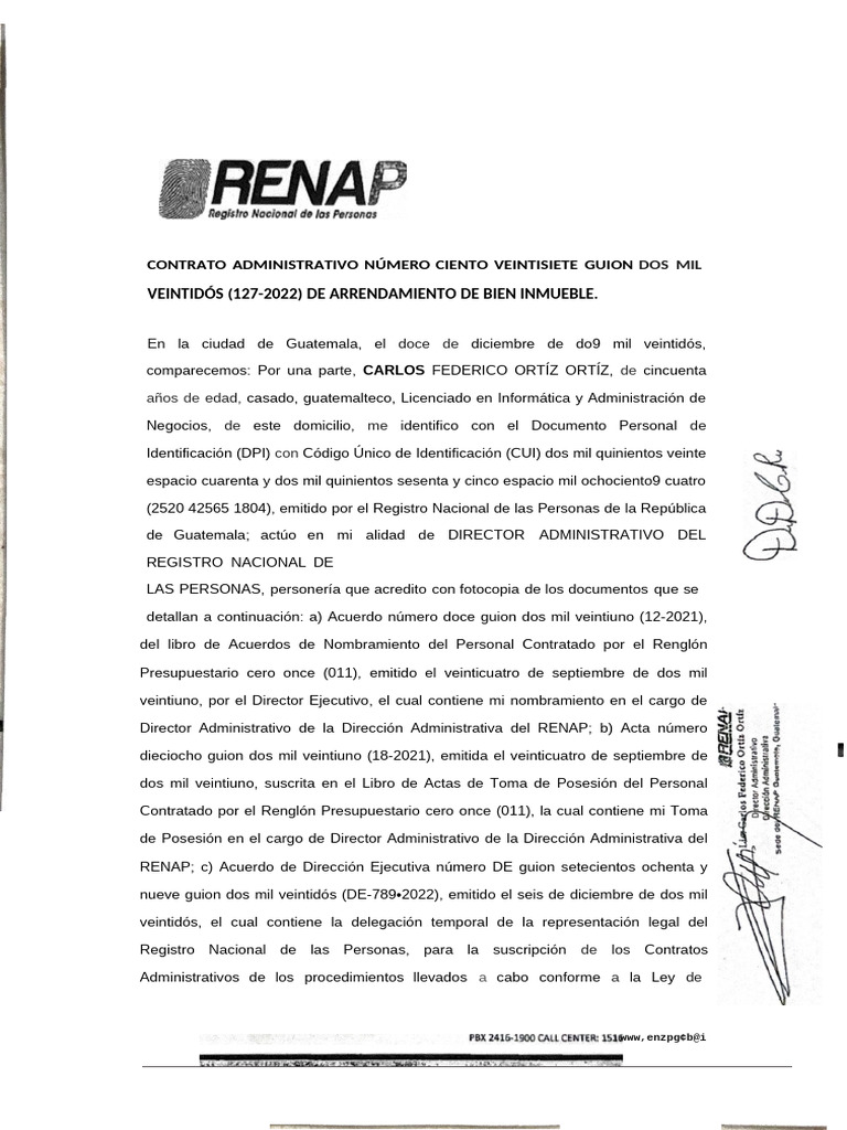 RENAP | PDF | Guatemala