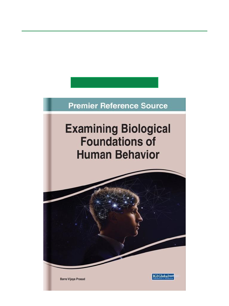 Examining Biological Foundations of Human Behavior No-Wait Download ...