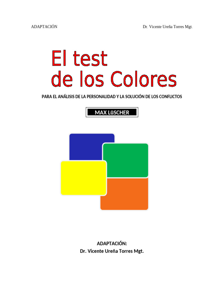 Test de Colores | PDF