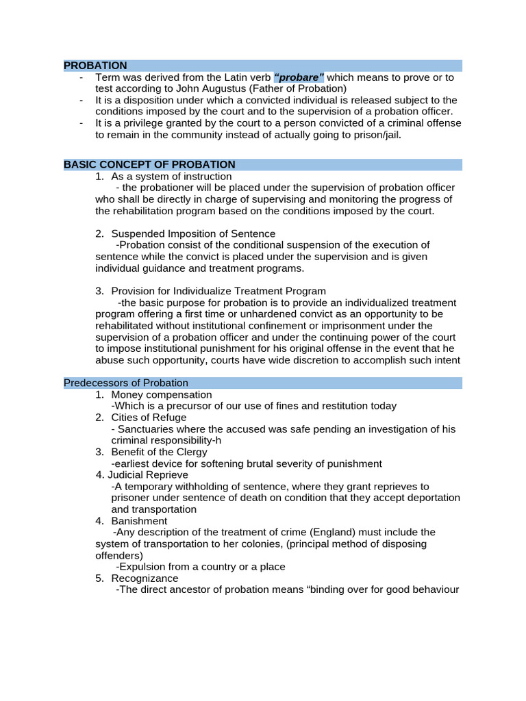 Non-Institutional Correction 2 | PDF | Probation | Pardon