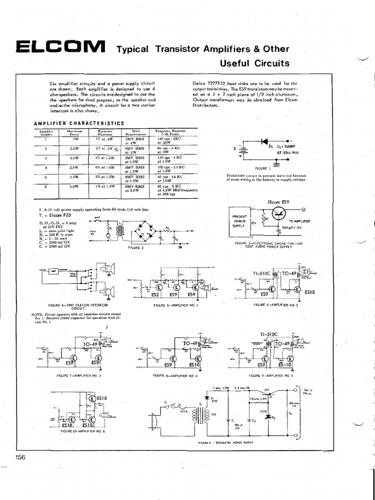 Typical Transistor Amplifiers | PDF