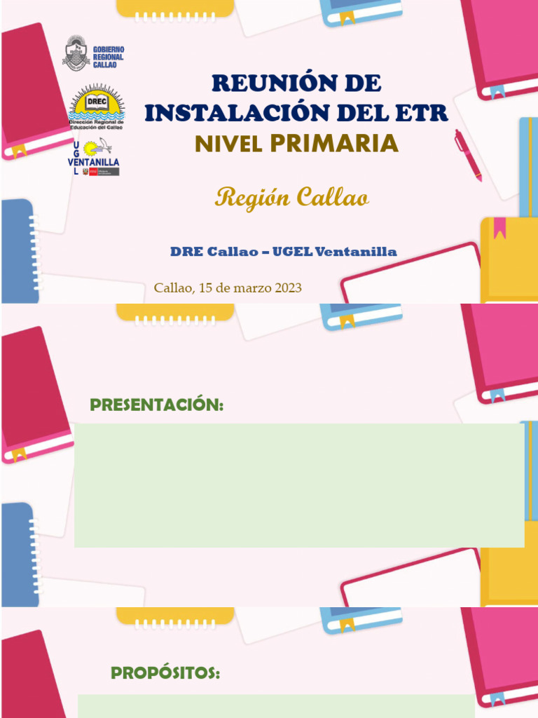 Etr Primaria Callao - Ecer 2023 | PDF | Ciencias del comportamiento ...