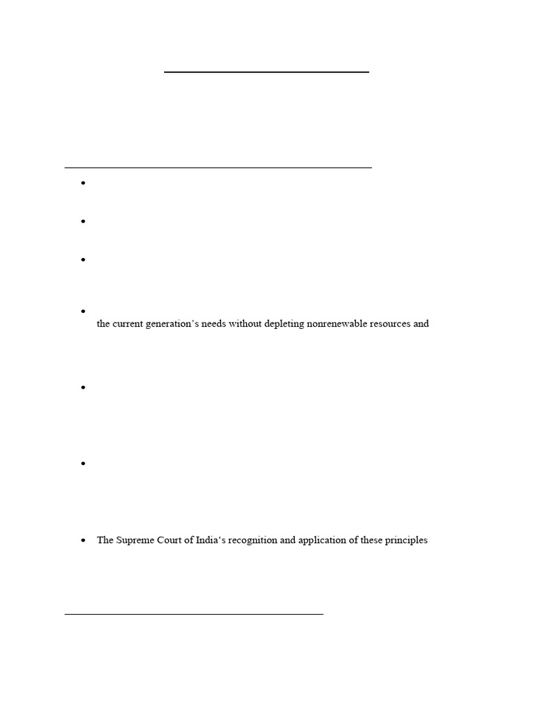 Role of Judiciary in Environment Protection UNIT 4 | PDF ...