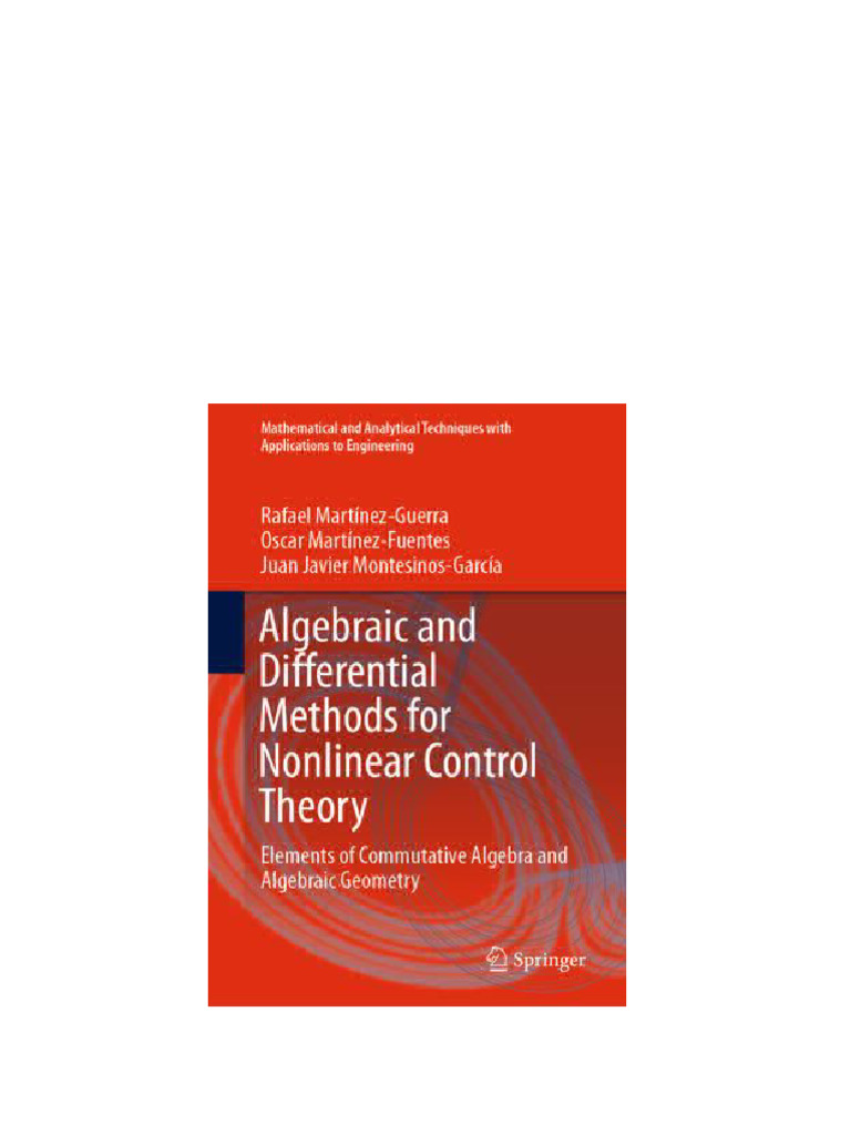 Algebraic and Differential Methods For Nonlinear Control Theory ...