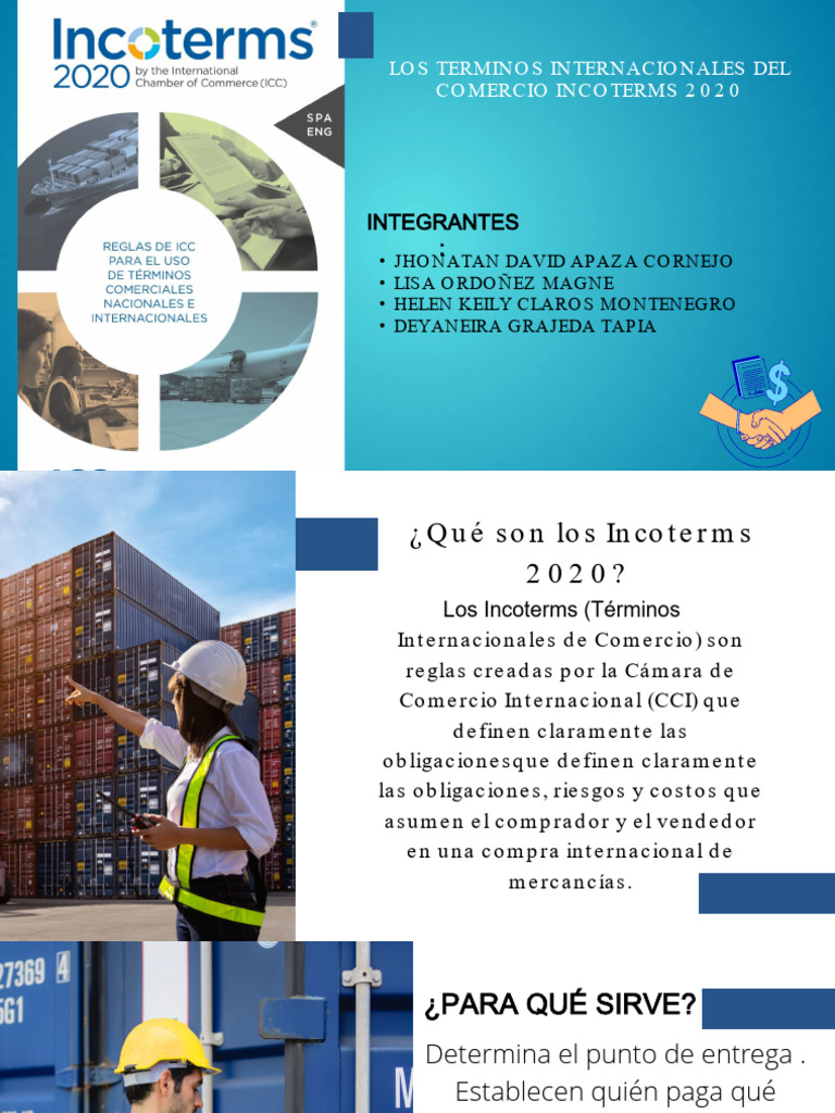 Incoterms (Presentacion) | PDF | Comercio | Derecho empresarial