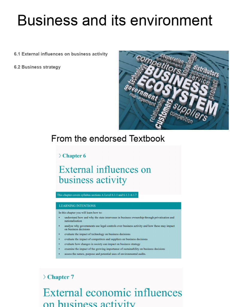 Business and Its Environment | PDF | Macroeconomics | Corporate Social ...
