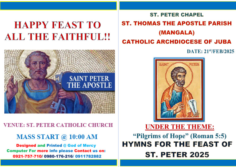 St Peter The Apostles Pdf