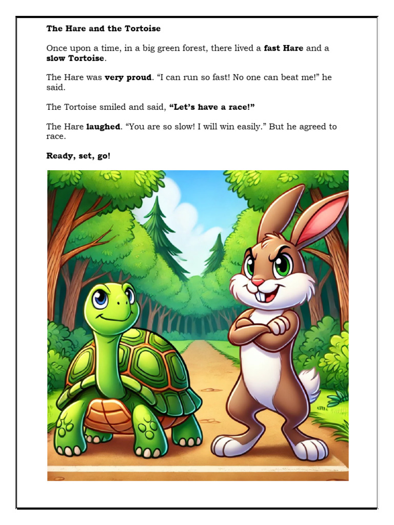 The Hare and The Tortoise | PDF