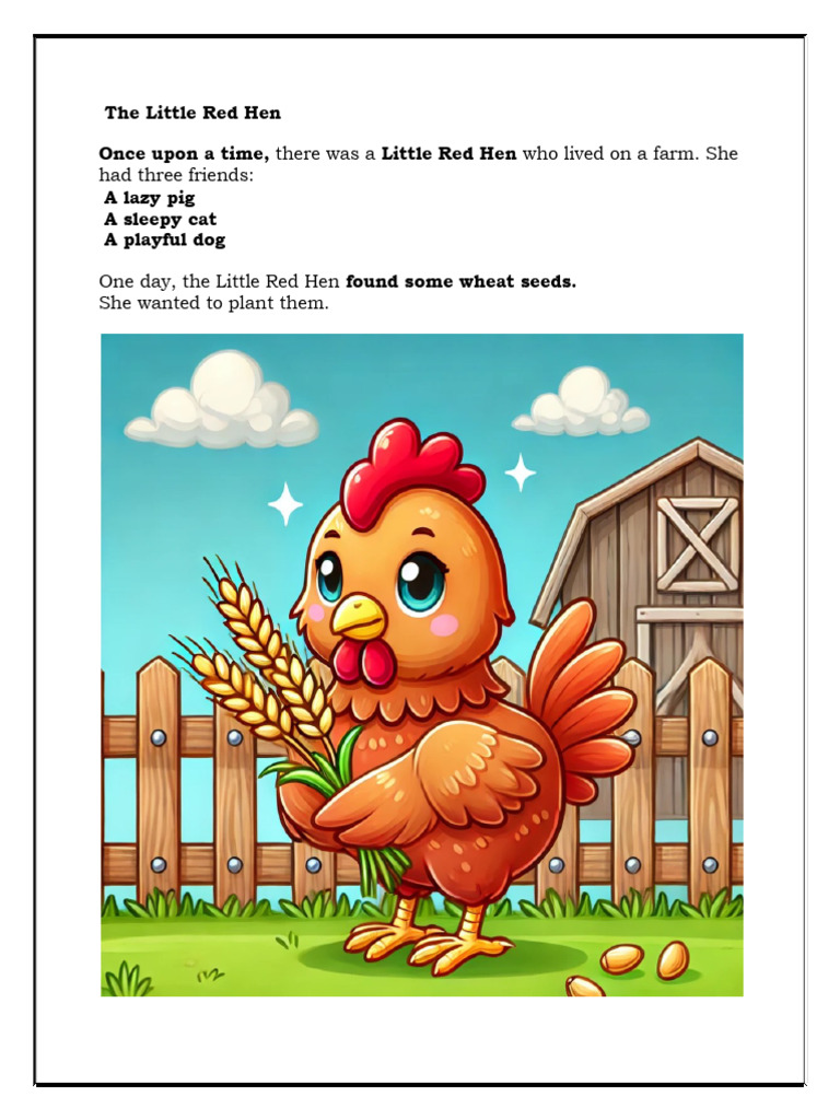 The Little Red Hen | PDF