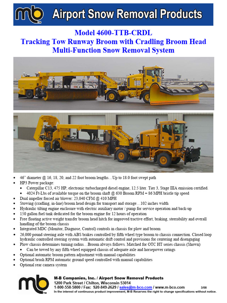 s4600-TTB-CRDLCradlingTowRunwayBroomSumSheet | PDF