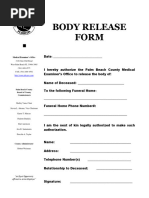 Exhumation License Application Form | PDF | Burial | Cremation