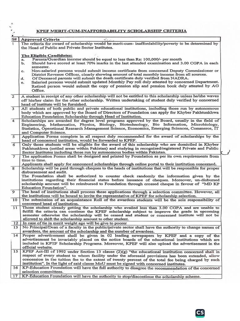Annex A (Eligibility Criteria) | PDF