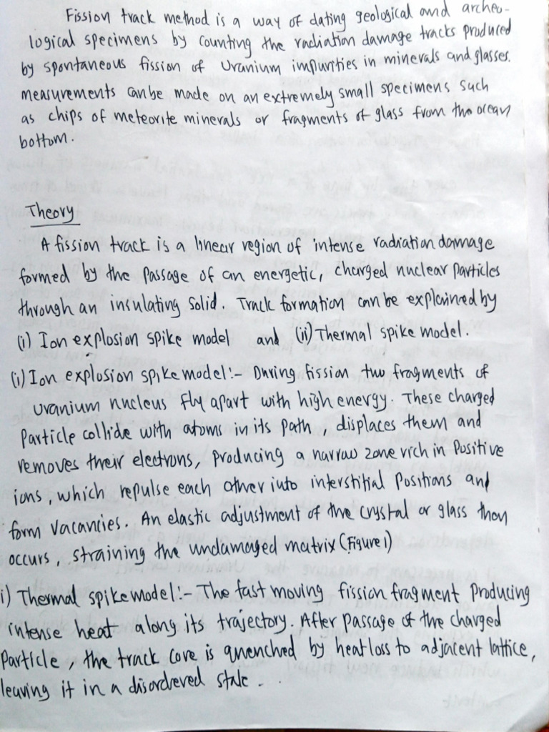 Fission Track Dating | PDF