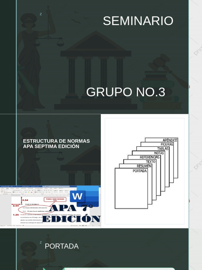 Estructura de Normas Apa 7ma Edicion | PDF | Estilo apa