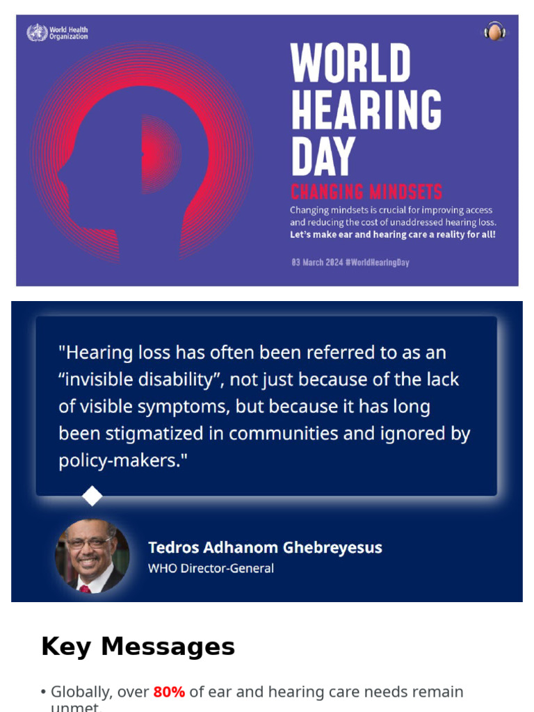 Lecture World Hearing Day | PDF