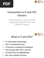 IT & ITES Sector ppt | PDF | Business Process Outsourcing | Outsourcing