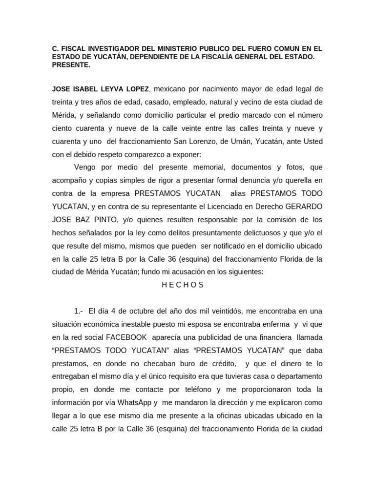 Demanda Leyva | PDF | Queja | Ley común