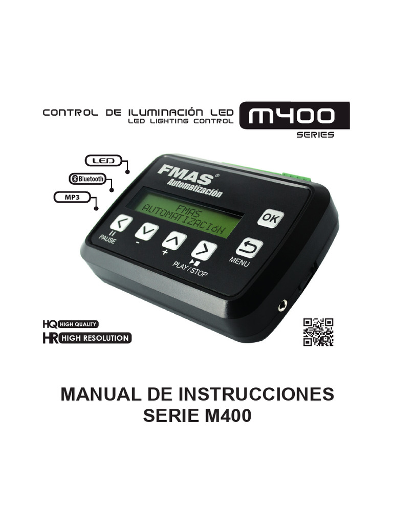 Manual M400 | PDF | Diodo emisor de luz | USB
