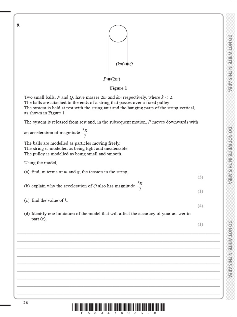 Dynamics of Two-Body Systems with Pulleys | PDF
