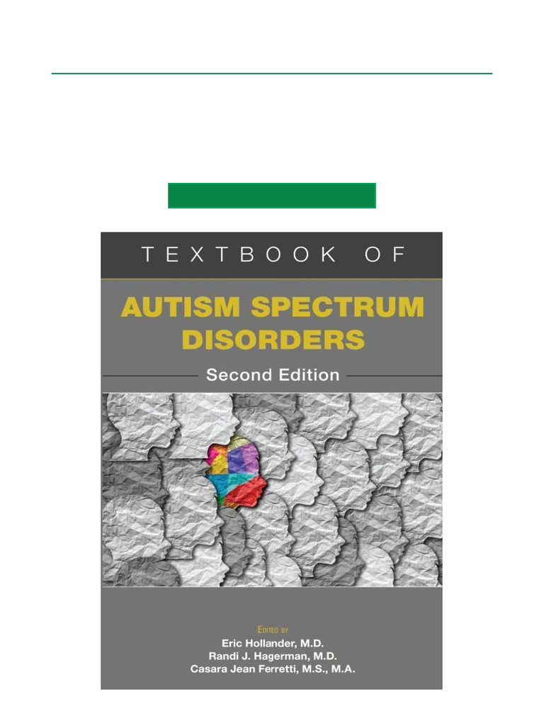 Textbook of Autism Spectrum Disorders 2nd Edition FULL PDF DOCX ...