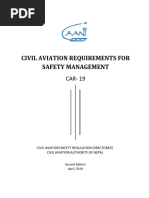 Annex 19: ICAO Safety Management Standards | PDF | Safety | Aircraft