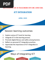 ICT Integration Lesson Plan Template | PDF