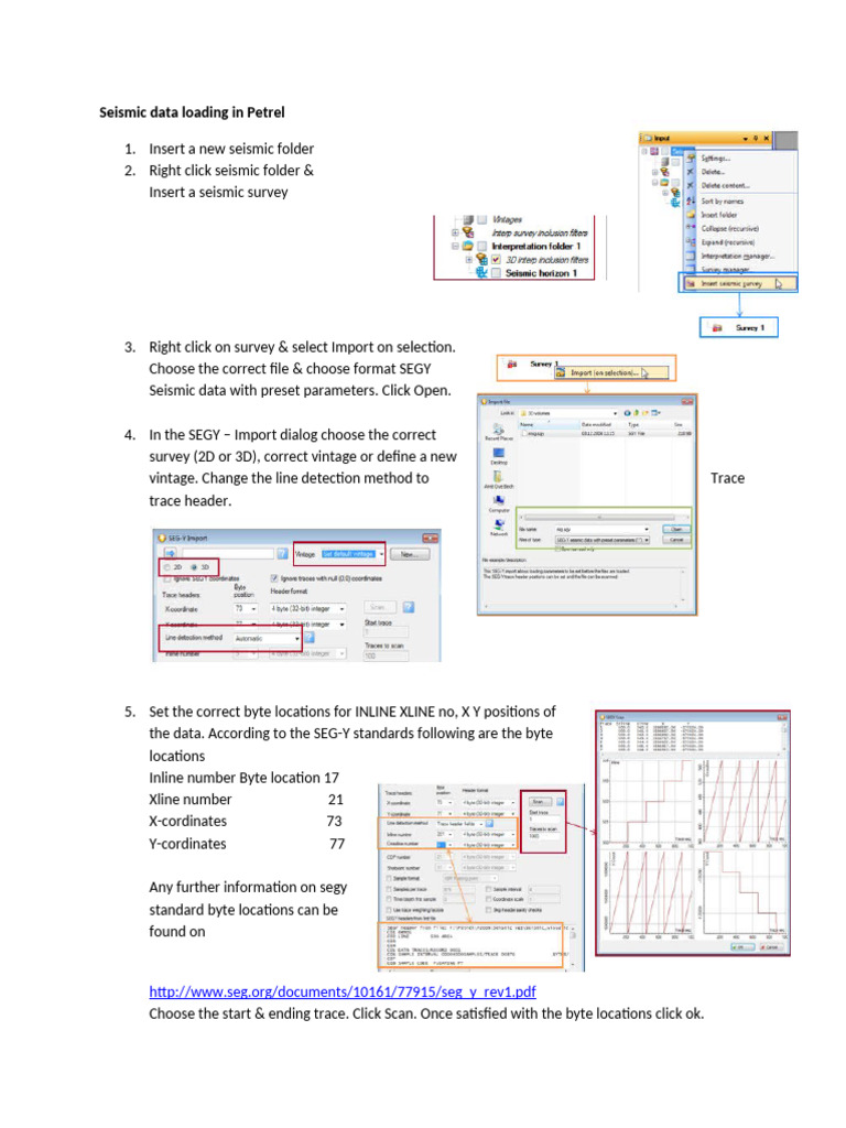 Seismic Data Loading | PDF