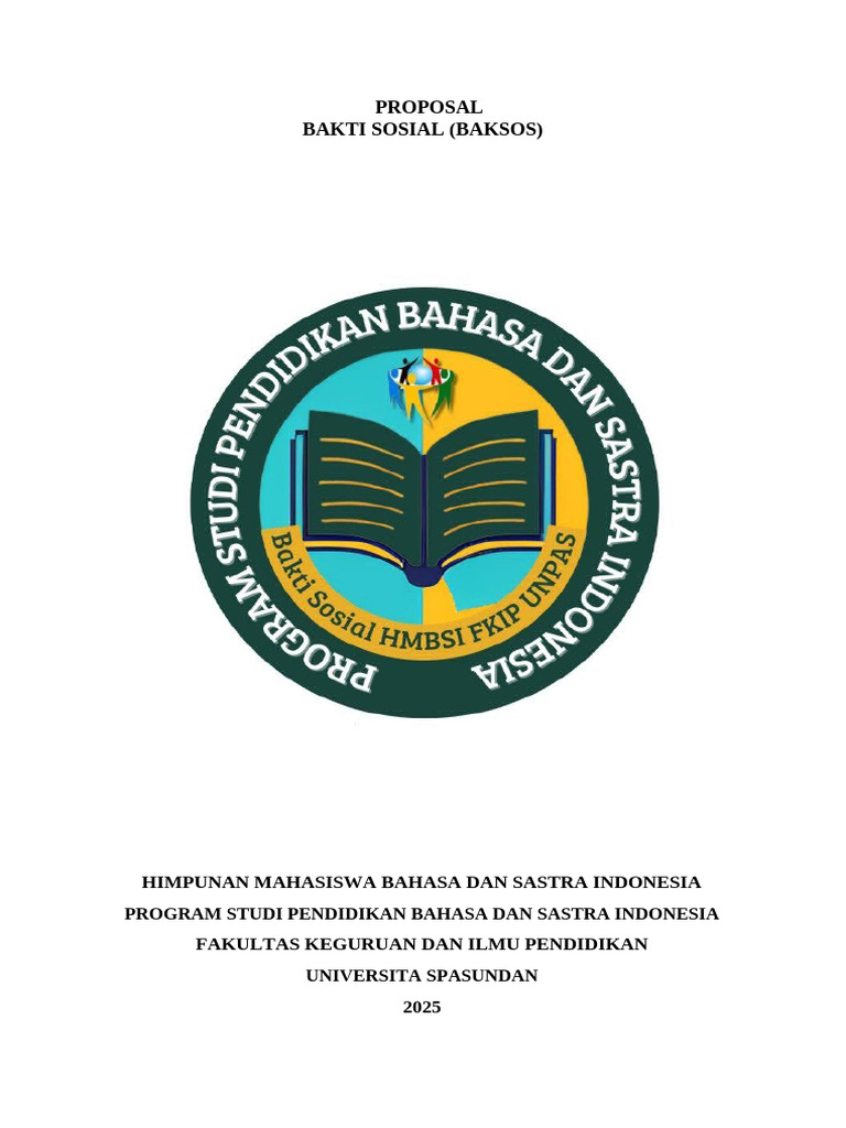 Acc - PROPOSAL BAKSOS 2025 | PDF