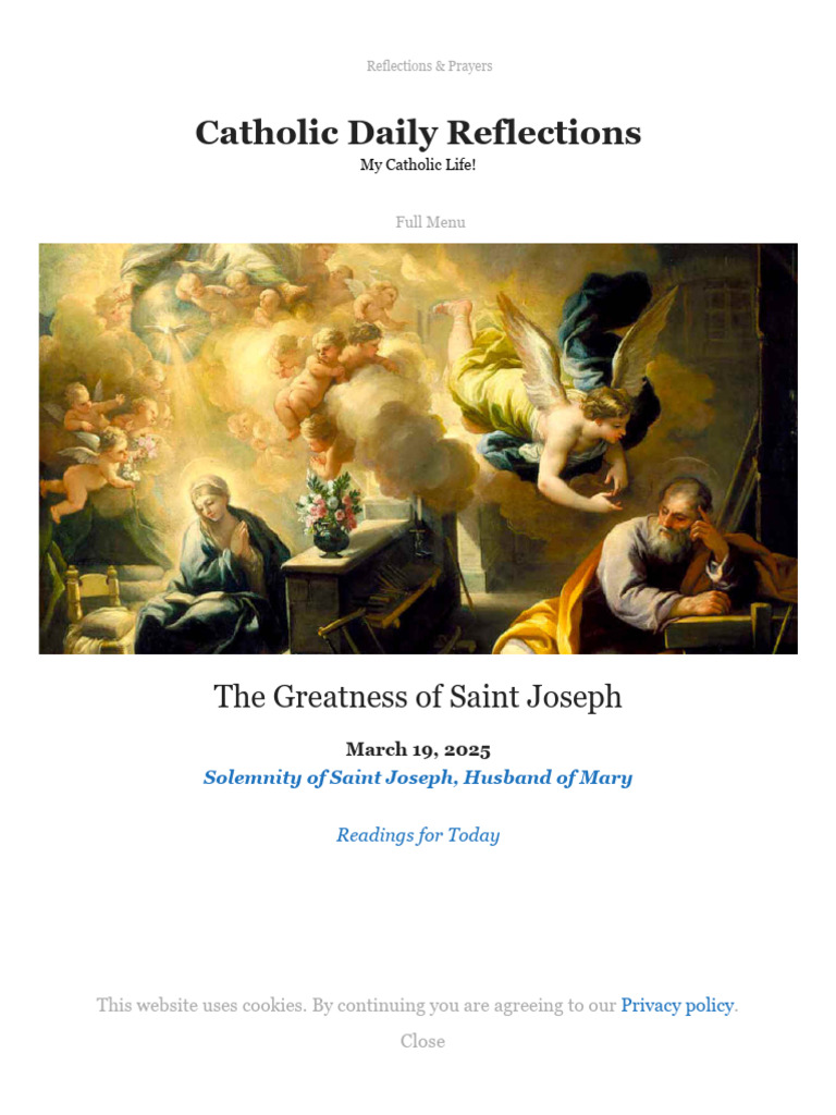 The Greatness of Saint Joseph | PDF | Saint Joseph | Jesus
