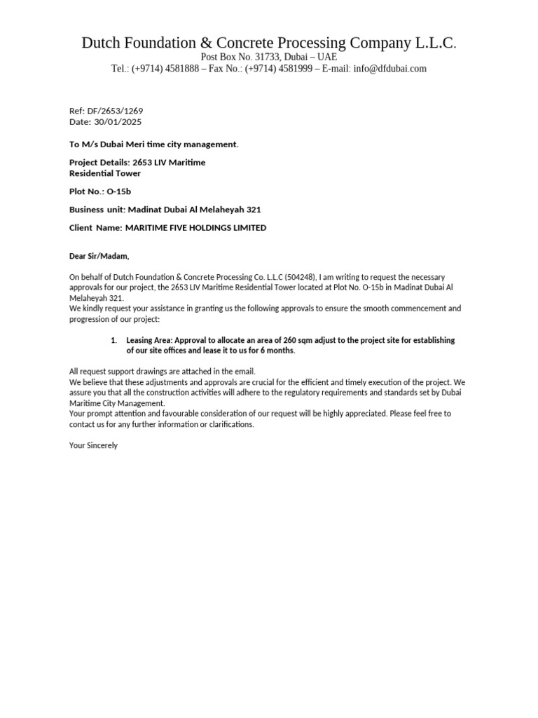 Draft Leasing Area | PDF