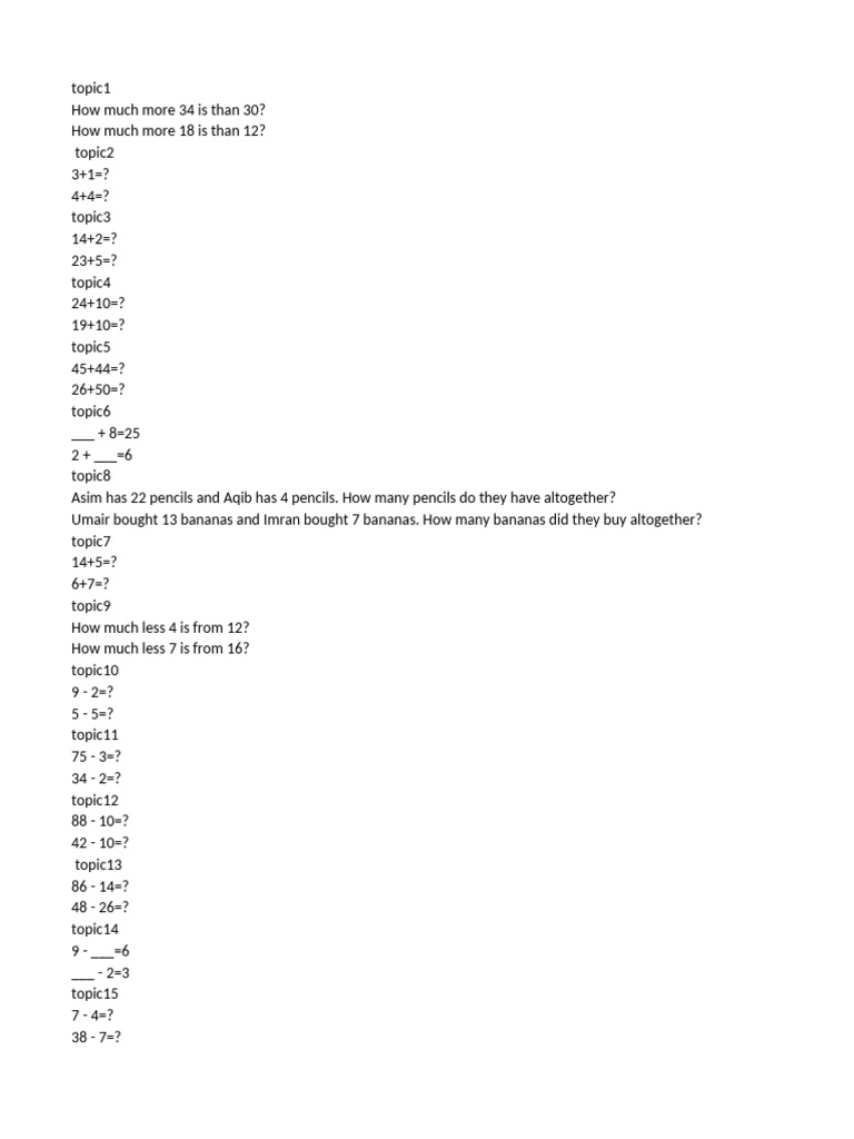 Unit2 Mcqs Grade1 | PDF