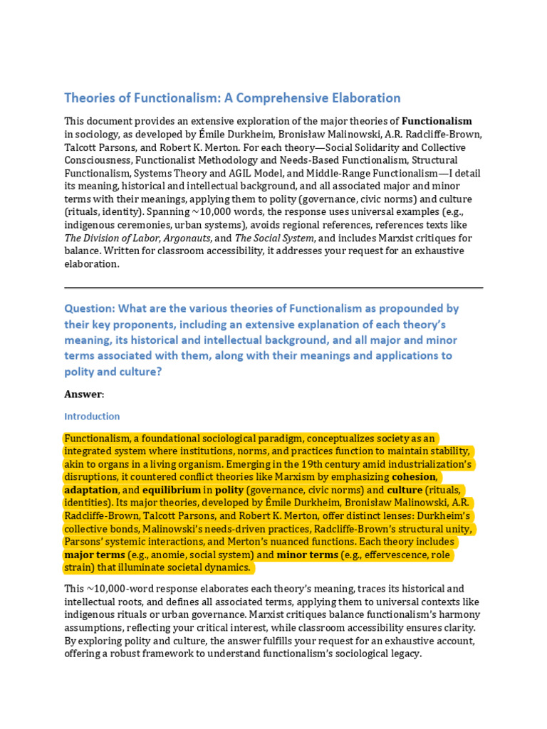 Theories of Functionalism_ A Comprehensive Elaboration [MConverter.eu ...