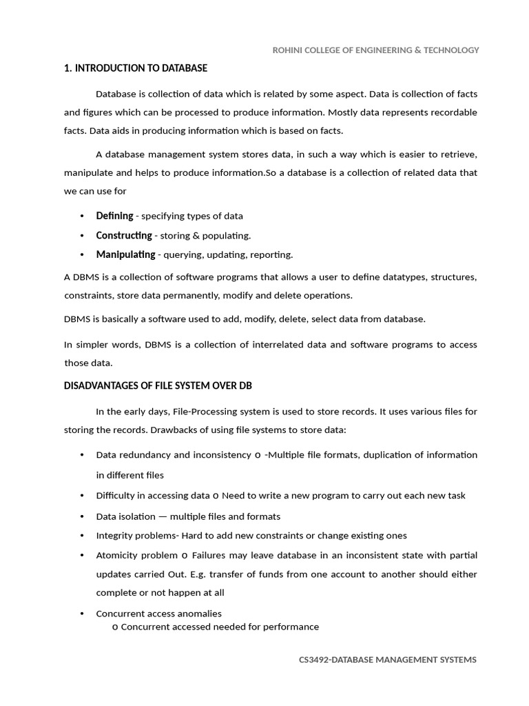 unit1-5 | PDF | Relational Database | Databases
