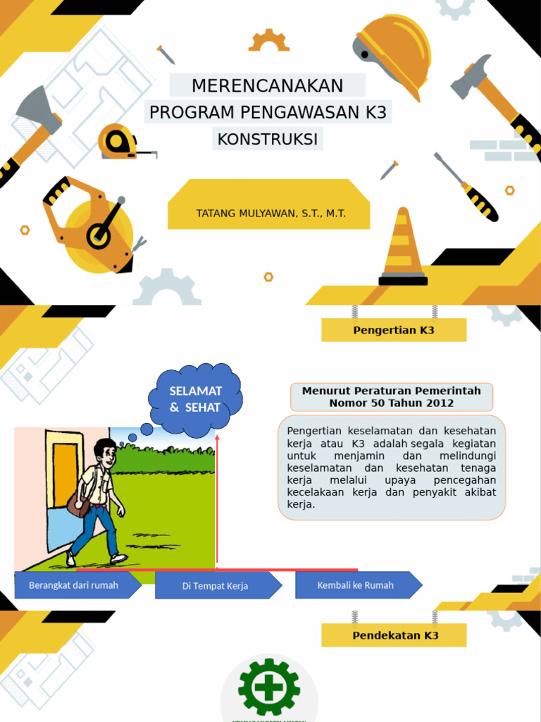Merencanakan Program Pengawasan K3 Konstruksi Fix Lengkap | PDF