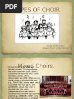 Types of Voices in a Choir | PDF