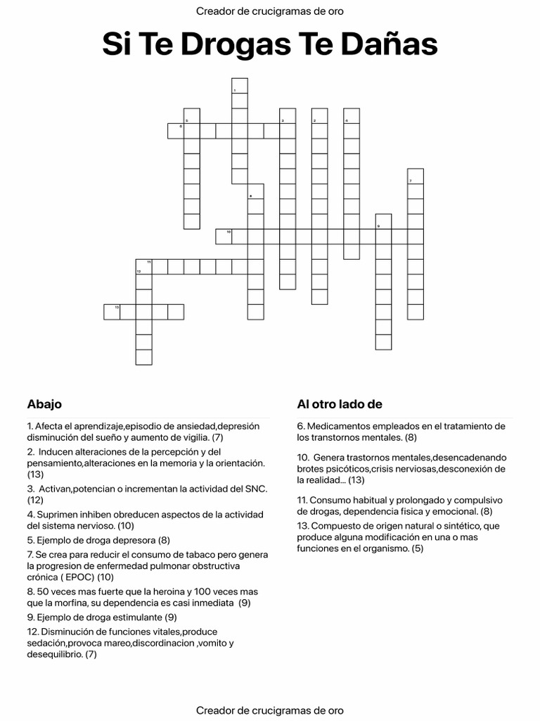 Si Te Drogas Te Dañas | PDF