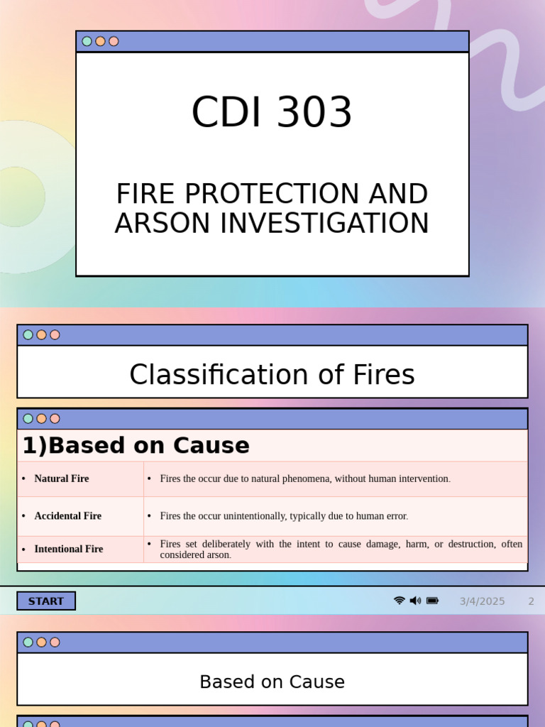 CDI 303 Chp. 3 | PDF | Firefighting | Fires