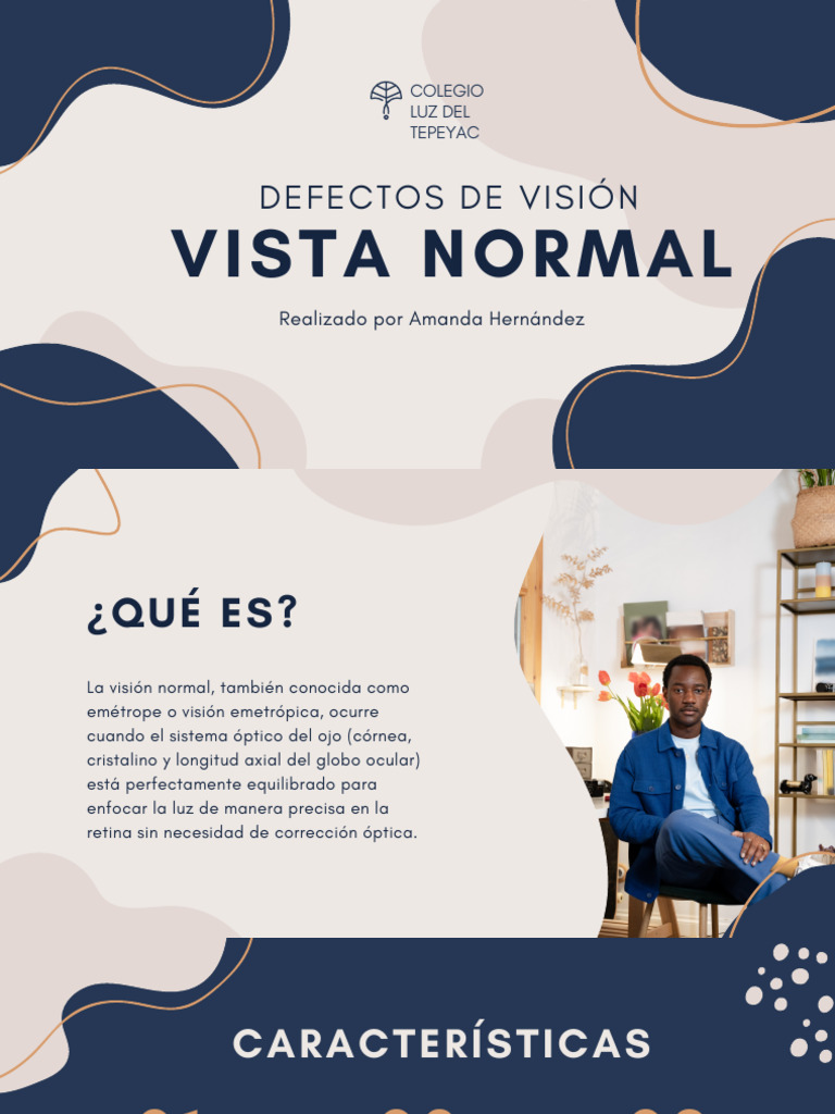 Visión Normal Presentación | PDF | Ojo humano | Percepción visual