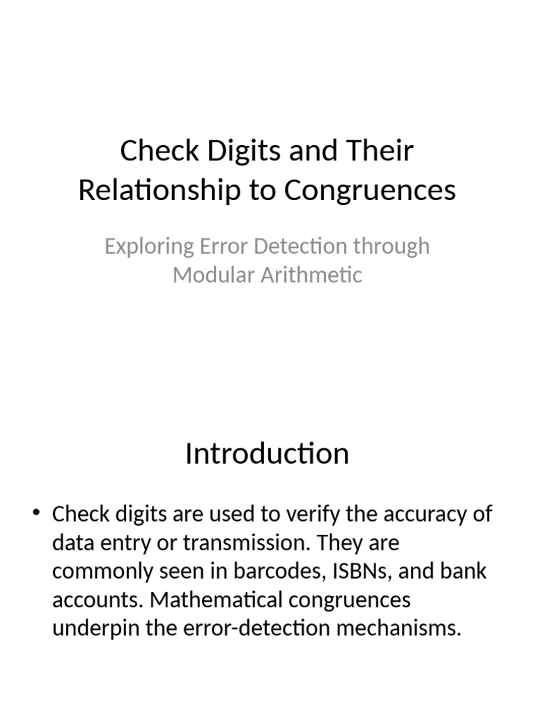 Check_Digits_and_Congruences | PDF