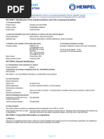 Hempel Curing Agent 95370 Safety Data Sheet | PDF
